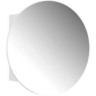 Vicco Armoire de toilette Loki, Blanc, 60x60cm avec 2 compartiments, Vicco