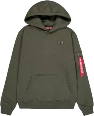 Alpha Industries Homme, Sweatshirts et sweats &agrave; capuche, Vert, Taille: S SweaT-shirts & SweaT-shirts &agrave; capuche
