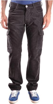 Armani Jeans Homme, Pantalons, Brun, Taille: XS Marron Fermeture Éclair/Bouton Pantalon Homme Automne/Hiver