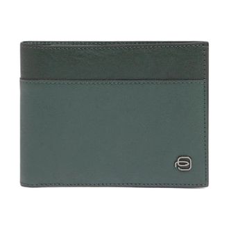 Piquadro Schwarzes Square Portemonnaie mit M&uuml;nzfach und RFID-Schutz - - Accessories - Herren - Gr&uuml;n - ONE SIZE