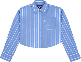 Worst Behavior Wrstbhvr, Femme, Blouses et Chemises, Bleu, Taille: 36 FR Tavina Shirt