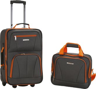 Rockland Modisches Softside-Gepäck-Set, anthrazit, Einheitsgröße, Modisches Softside-Gepäck-Set