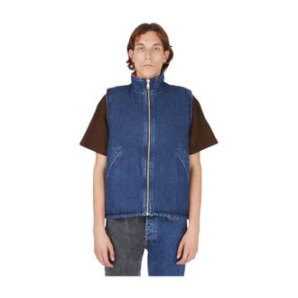 (di)vision unisex, Vestes, Bleu, Taille: L Gilet rembourré