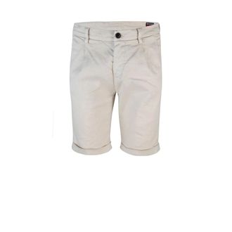 Mason's Homme, Shorts, Blanc, Taille: XL Pantalon Blanc en Lin et Coton
