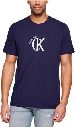 Calvin Klein Homme, Tops, Bleu, Taille: S T-Chemises