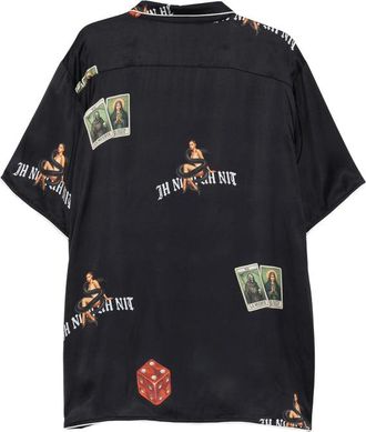 Ih Nom Uh Nit Graphic Print Shirt - Black