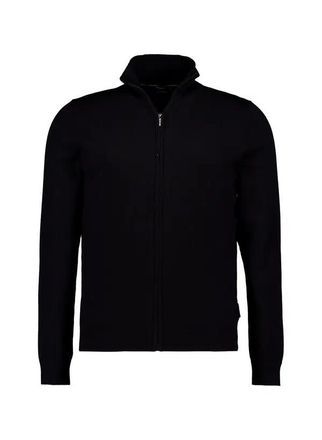 Daniel Hechter Herren Pullover schwarz unifarben