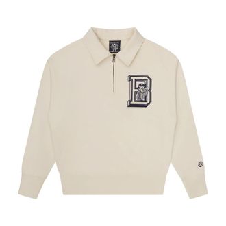 Billionaire Boys Club College Quarter Zip Sweater - - Sweatshirts & Hoodies - Herren - Beige - L