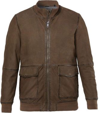 JP1880 Lederjacke Leder-Blouson Leder Lammvelours Zipper bis 7 XL