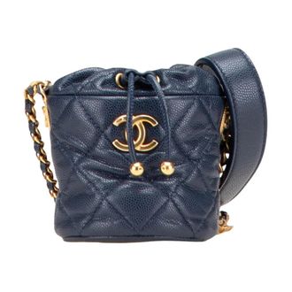 Chanel Pre-owned Stylische Bucket Bag - - Pre-owned - Damen - Blau - ONE SIZE