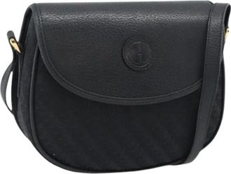 Gucci Sac bandouli&egrave;re en toile Pre-owned - Femme - Pre-owned - Noir - Taille: ONE Size