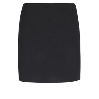 Alexander Wang Minirock Jacquard Logo Schlitz - - Skirts - Damen - Schwarzk - S