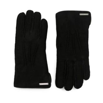 Corneliani Handschuhe mit Logo-Plakette - - Accessories - Herren - Schwarzk - 9 IN