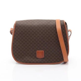 Celine Sac bandouli&egrave;re vintage en toile Pre-owned - Femme - Pre-owned - Brun - Taille: ONE Size
