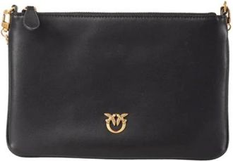 Pinko Pinko, Femme, Sacs, Noir, Taille: ONE Size Flat Classic Pochette