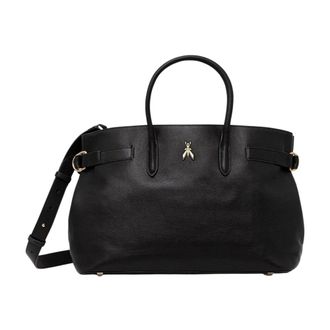 Patrizia Pepe Neue Business Ledertasche - - Bags - Damen - Schwarzk - ONE SIZE