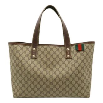Gucci Pre-owned GG Supreme Coated Canvas Tote Bag - - Pre-owned - Damen - Beige - ONE SIZE