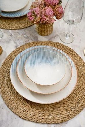 Hermia Elegant 24-Piece Dinner Set, 100% Porcelain | Includes Service Plates, Bowls & Dessert Plates | Dishwasher & Microwave Safe | Perfect for Any Occasion