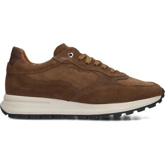 Stefano Lauran Braune Wildleder-Sneaker mit niedrigem Schaft - - Shoes - Herren - Braun - 44 EU