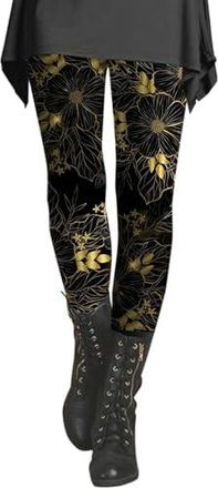 Generic Legging Femme Taille Haute Elastique - Vintage Couleur Pantalon Sport À Taille Haute Hiver Pants Collants Mode Chaud Legging De Sport Long Jogging Vêt