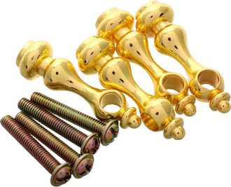 Angoily 4 Stücke Metall-endkappen für Möbel Geländerverbinder Robuste Eisenkonstruktion Geeignet für Glasgeländer und Schrankzubehör Einfache Montage Stilvoll