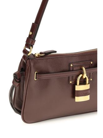 Chlo&eacute; Paddington Sling Calfskin Leather Shoulder Bag - Brown