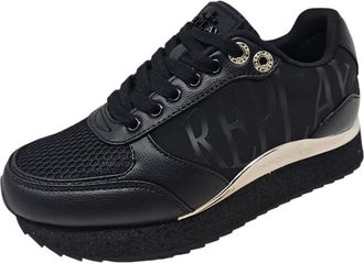 Replay Damen Penny City Sneaker, 003 Black, 39 EU