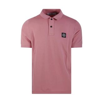 Stone Island Homme, Tops, Rose, Taille: XL Polo M/C Coupe Slim