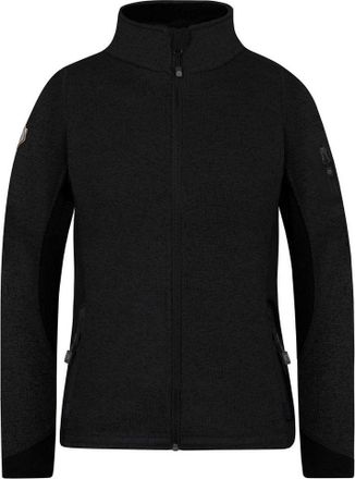 Normani Fleecejacke Damen Strickjacke Pukaskwa Strickfleecejacke Fleecejacke mit Stehkragen und Seitentaschen