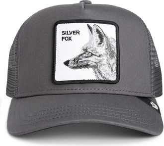 Goorin Brothers Trucker Cap Silver Foxxx Oil Dunkelgrau, Size:OneSize