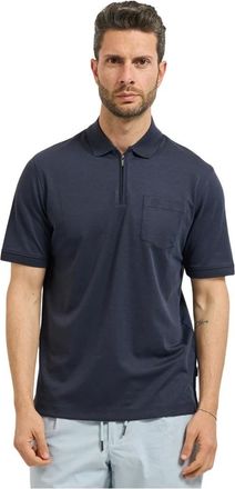 Bugatti Homme, Tops, Bleu, Taille: 4XL Polo en m&eacute;lange de coton