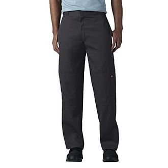 Dickies Big-Tall Loose Fit Double Knee Work Pant Pantalon, Noir, 52W x 32L Homme
