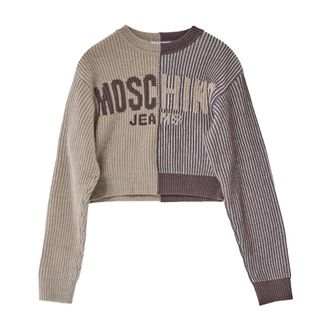 Moschino Femme, Pulls, Multicolore, Taille: 42 FR Maglione Logo