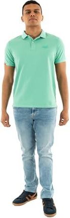 Superdry Polos Vint Destroy Polo 2md Spearmint Light Green M