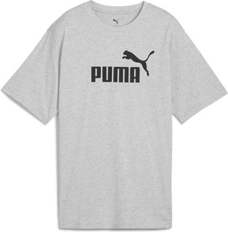 Puma Damen Essentials No. 1 Logo Relaxed T-Shirt XL, Light Gray Heather