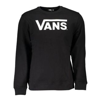 Vans Homme, Sweatshirts et sweats &agrave; capuche, Noir, Taille: M Sweat Noir Manches Longues Imprim&eacute; Logo
