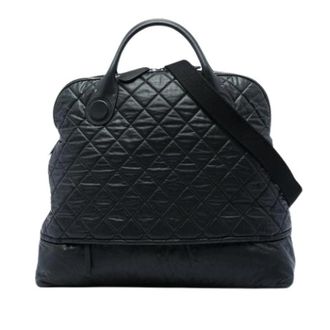 Chanel Pre-owned Gesteppte beschichtete Canvas Reisetasche - - Pre-owned - Damen - Schwarzk - ONE SIZE