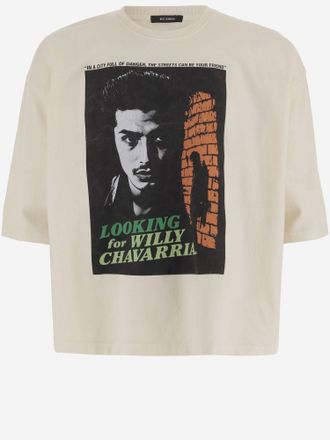 Willy Chavarria Mens T-Shirt Cotton White T-Shirts And Polos