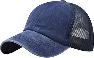 Generic Grande casquette de baseball pour homme et femme - Casquette de baseball tendance - Boucle en jean - Pare-soleil dext&eacute;rieur - Chapeau de course &agrave; pied