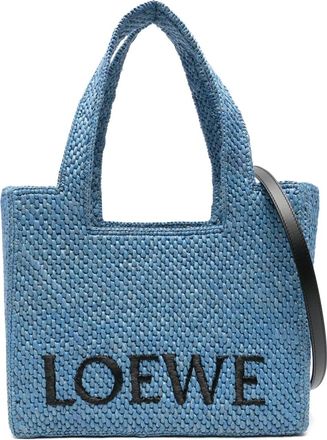 Loewe Mittelgroße Loewe Font Tote Bag - Blau