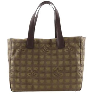 Chanel Pre-owned Nylon Tote Bag - - Pre-owned - Damen - Gr&uuml;n - ONE SIZE