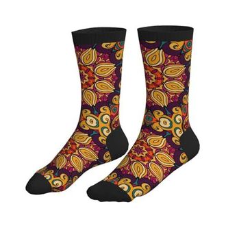 Generic For&ecirc;t Vertes Vert 4 Crew Socks Confortable Chaussettes De Tennis Classiques Chaussettes Hommes Pour Affaires Bureau Entra&icirc;nements 40Cm