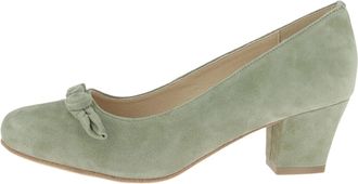Hirschkogel Damen Trachten Pumps, Salbei, 38 EU