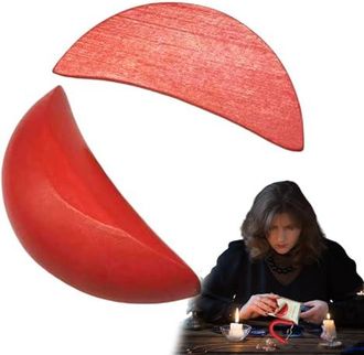 Generico Pendentif sacr&eacute; Graal dans le style chinois- un pendentif cl&eacute; en bois massif avec victoire en bois rouge-rouge et &agrave; des fins c&eacute;r&eacute;monielles et cadeaux 