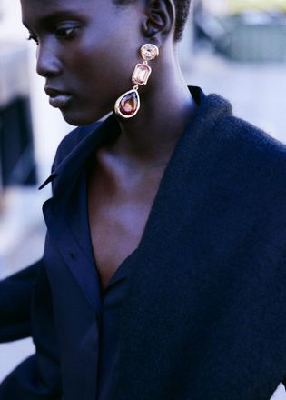 Mango Kombinierte Ohrhänger gold - Damen - Einheitsgröße - MANGO