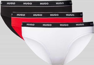 HUGO BOSS Slip mit elastischem Label-Bund im 3er-Pack