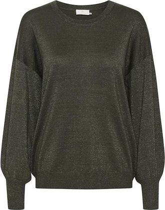 Kaffe Damen, Strickwaren, Grün, XSGröße