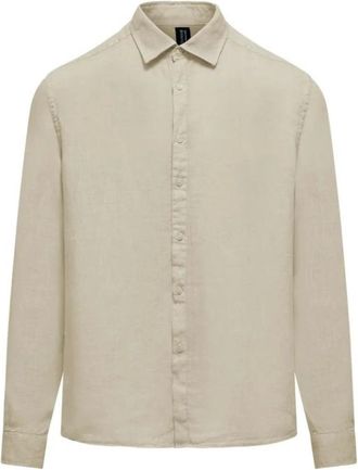 Bomboogie Homme, Chemises, Beige, Taille: XL Casual Chemises