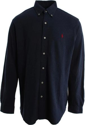 Ralph Lauren Homme, Chemises, Bleu, Taille: XL Feitherweight Mesh Shirt