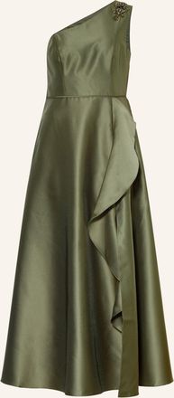 Adrianna Papell Abendkleid Mit Volants Und Schmucksteinen gruen